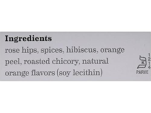 herbal detox tea with orange