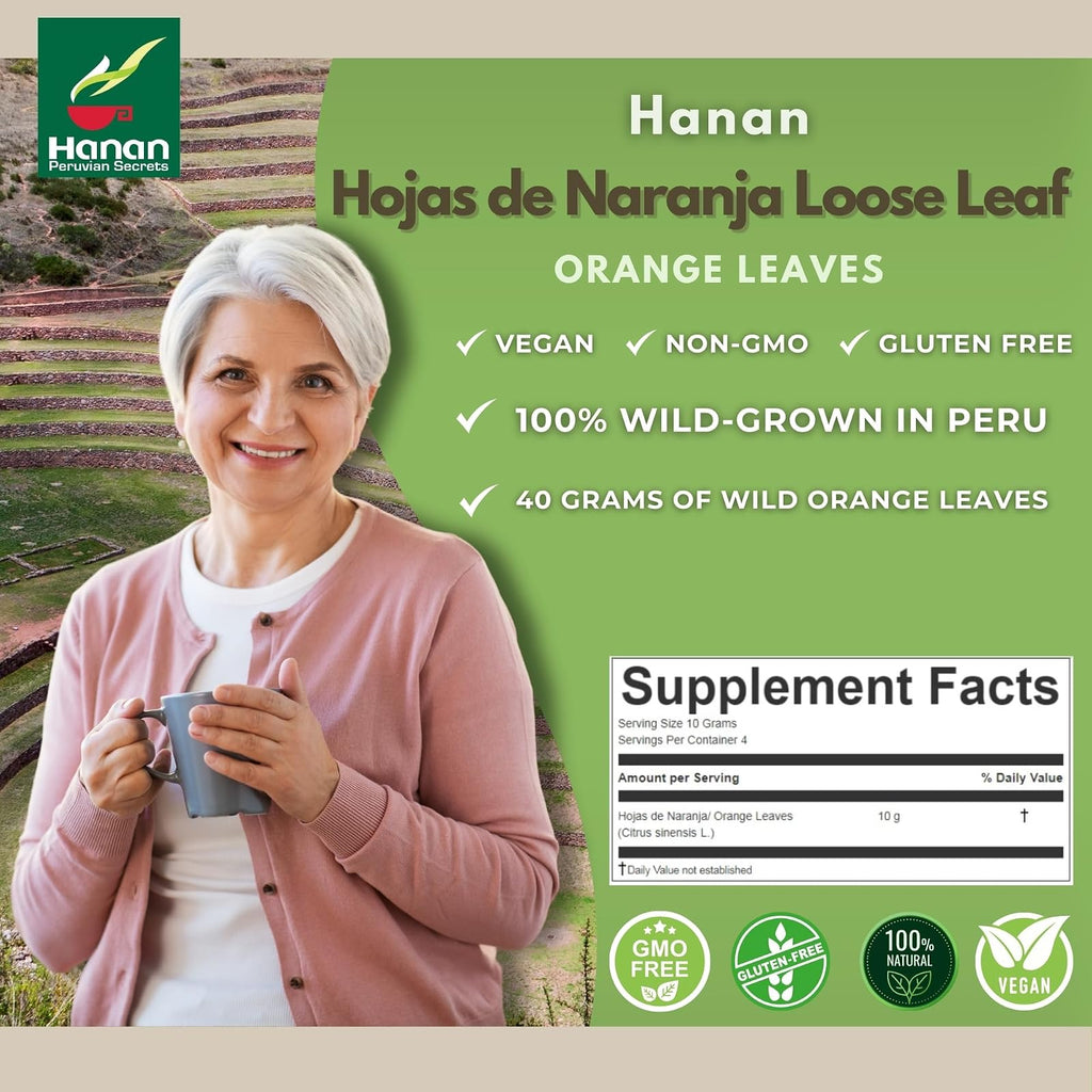 herbal detox tea with orange
