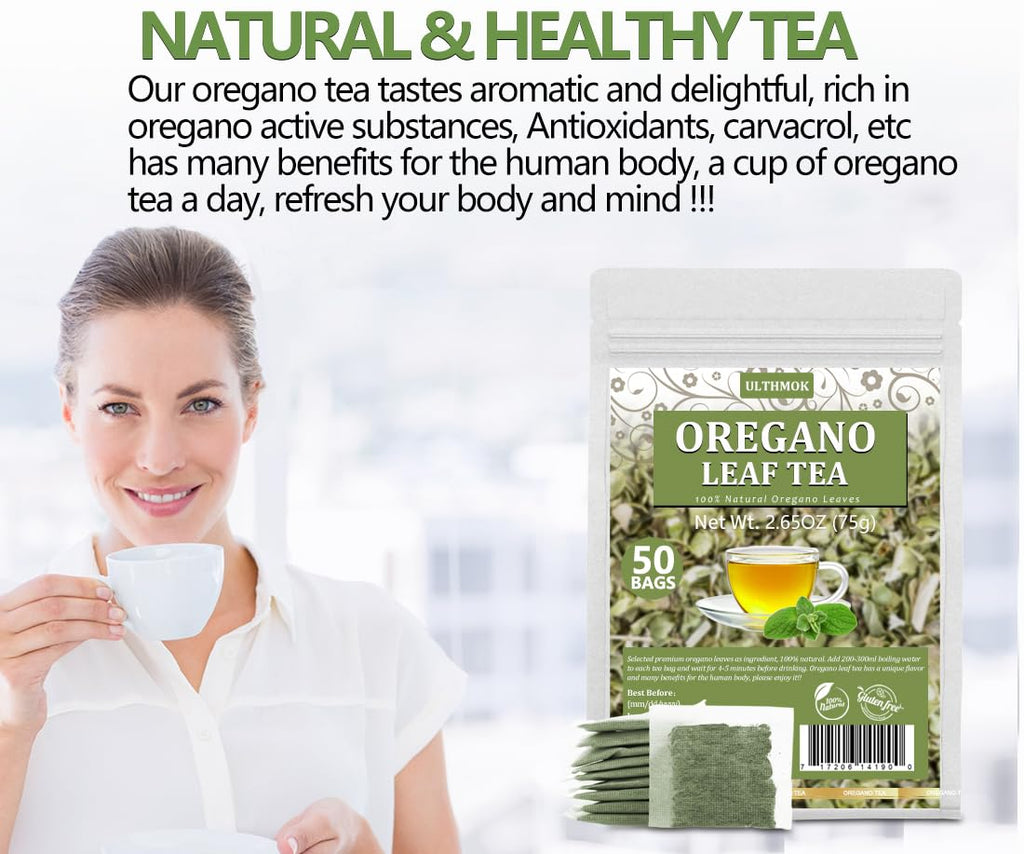 herbal detox tea with oregano