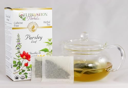 herbal detox tea with parsley