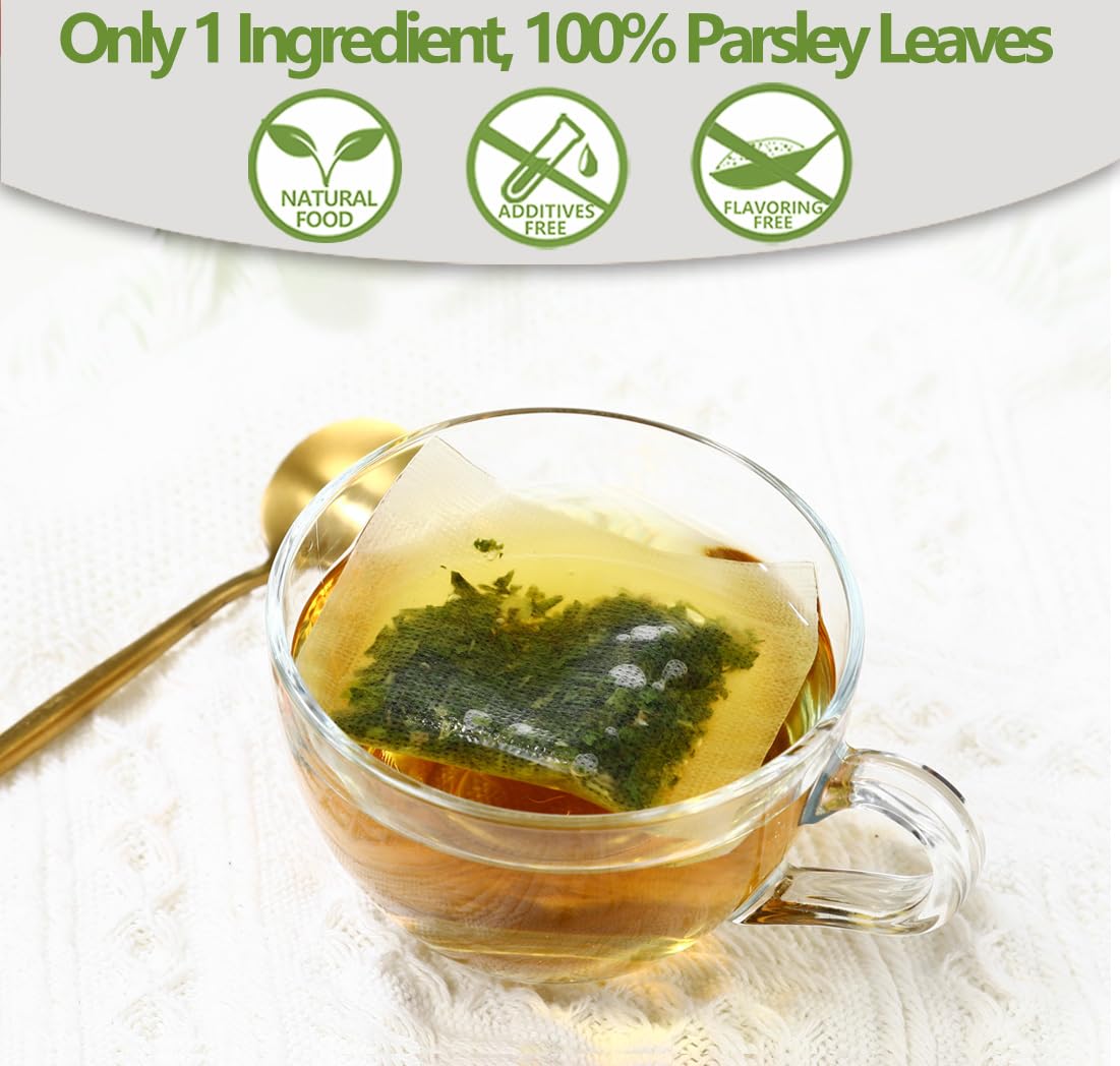 herbal detox tea with parsley