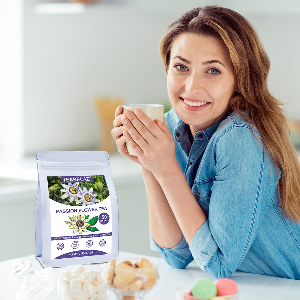 herbal detox tea with passion flower