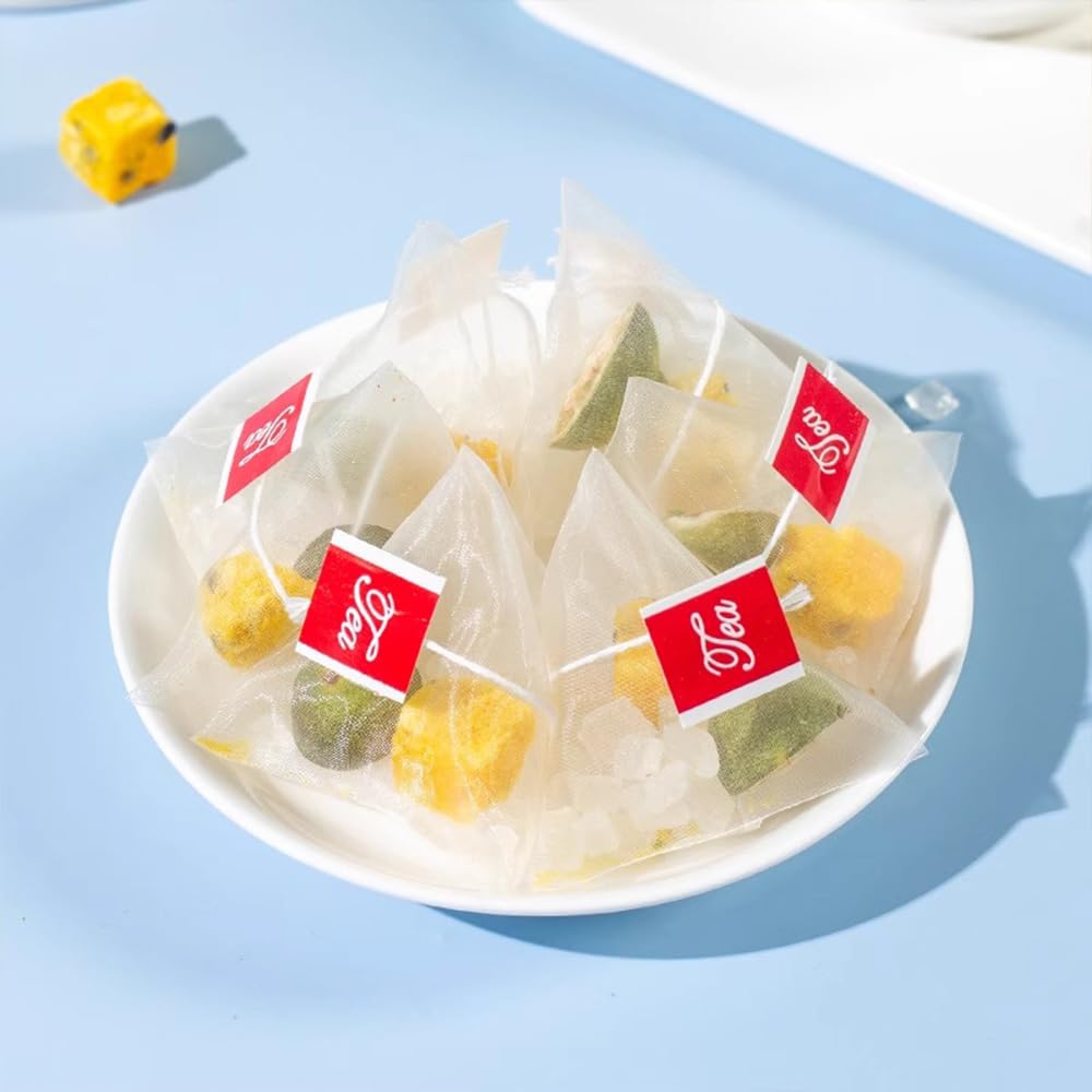 Herbal detox tea with passion fruit flavour