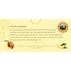 herbal detox tea with peach essence