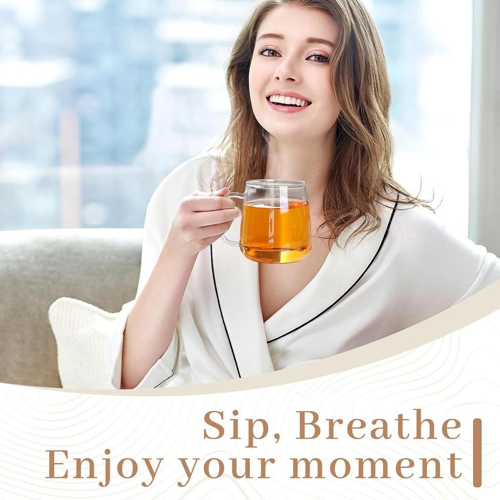 herbal detox tea with peppermint