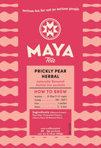herbal detox tea with prickly pear