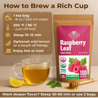 herbal detox tea with raspberry leaf