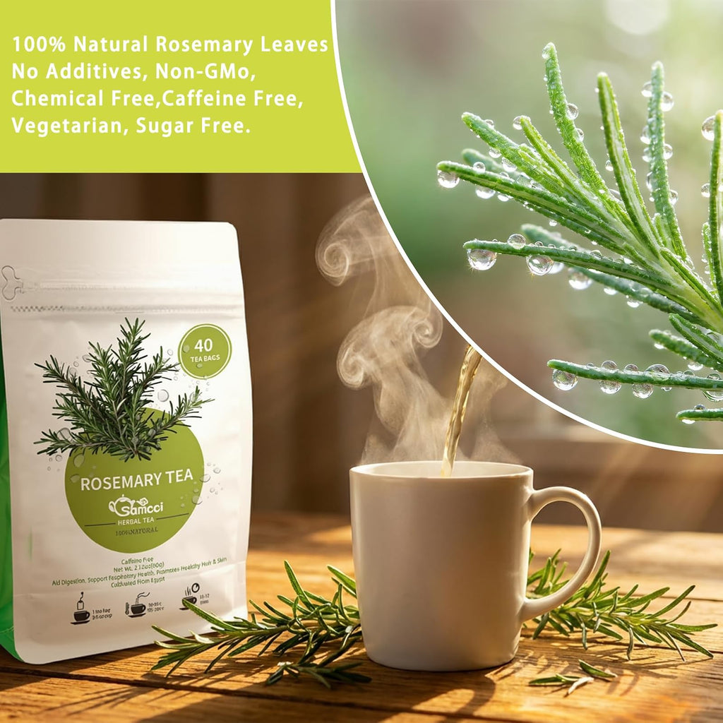 herbal detox tea with rosemary