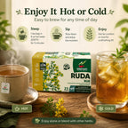 Herbal detox tea with Rue