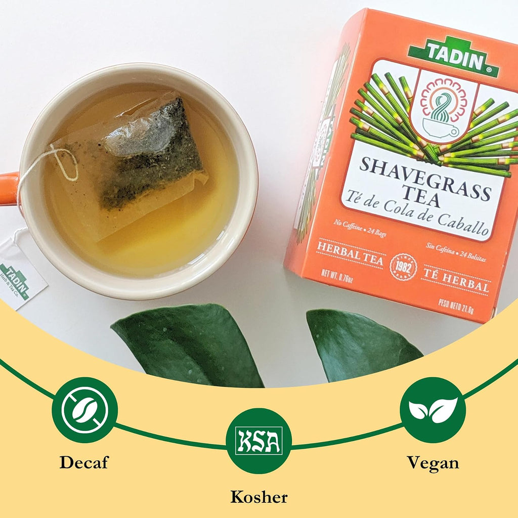 herbal detox tea with shavegrass