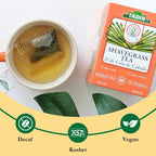 herbal detox tea with shavegrass