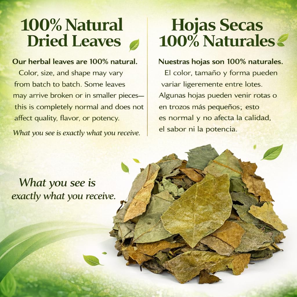 Herbal detox tea with soursop