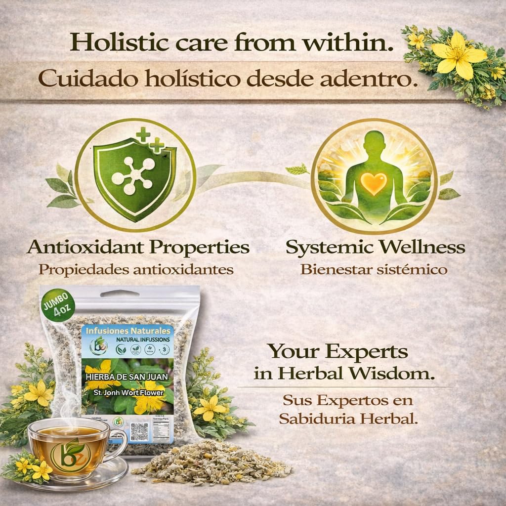 herbal detox tea with St. John's Wort