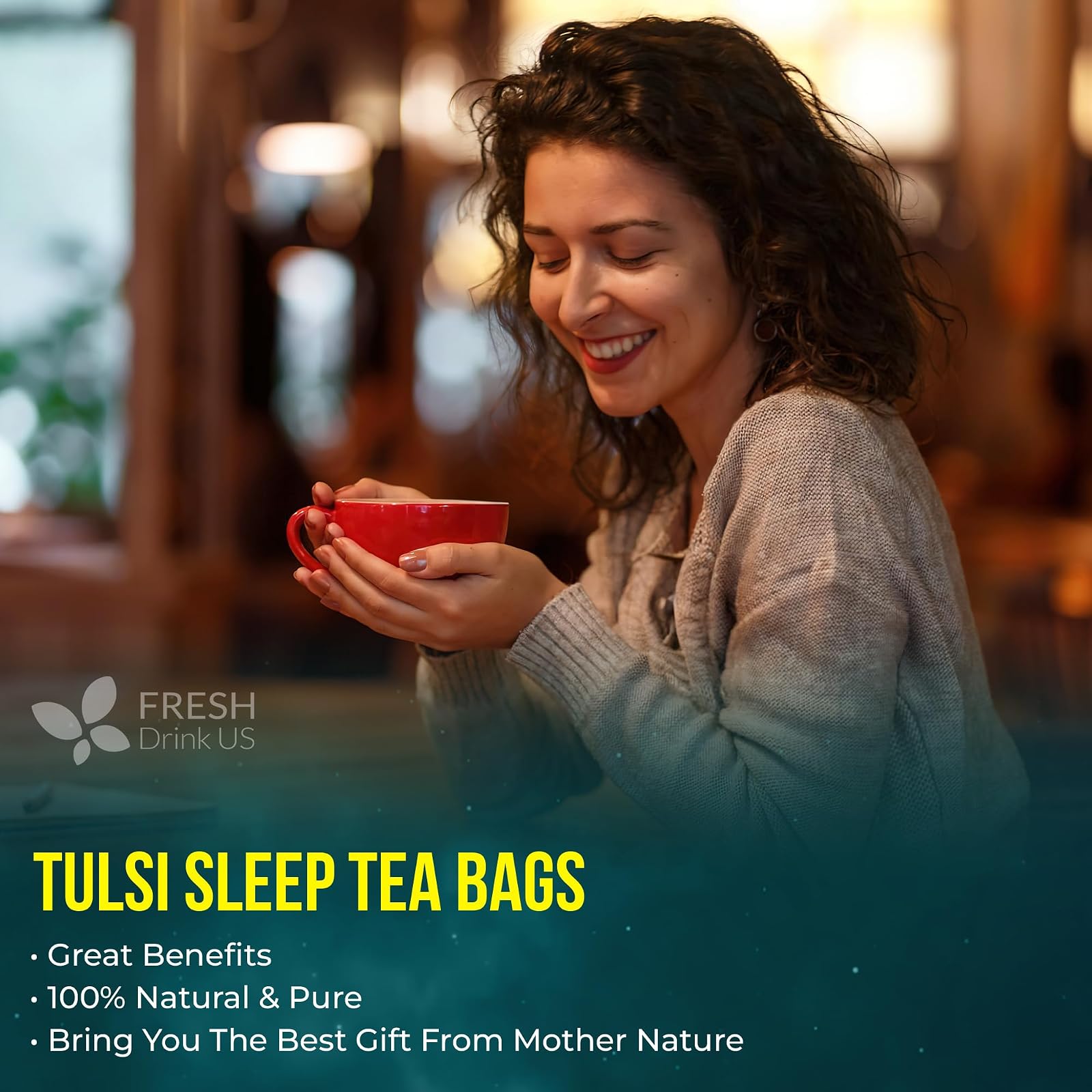 herbal detox tea with tulsi