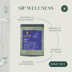 Herbal detox tea with Tulsi