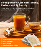 Herbal detox tea with turmeric and ginger