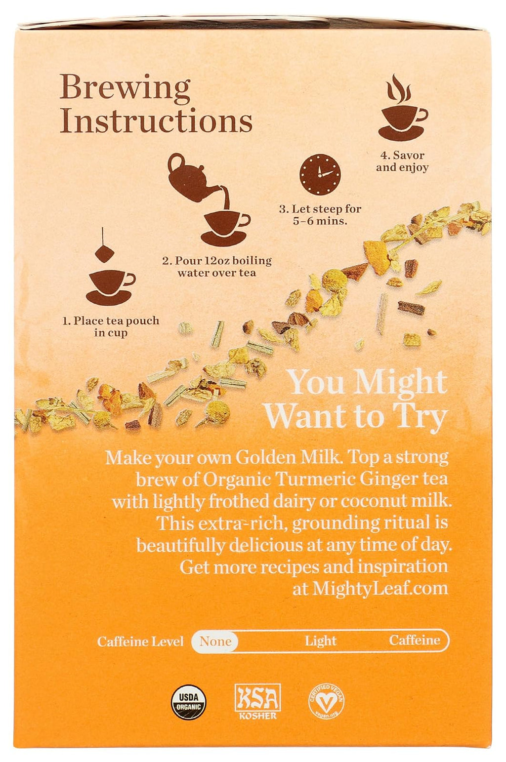 herbal detox tea with turmeric