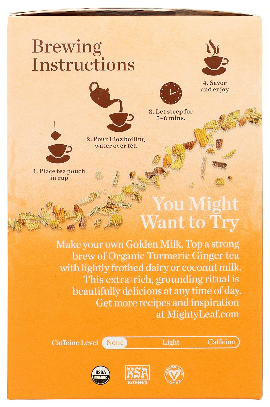 herbal detox tea with turmeric