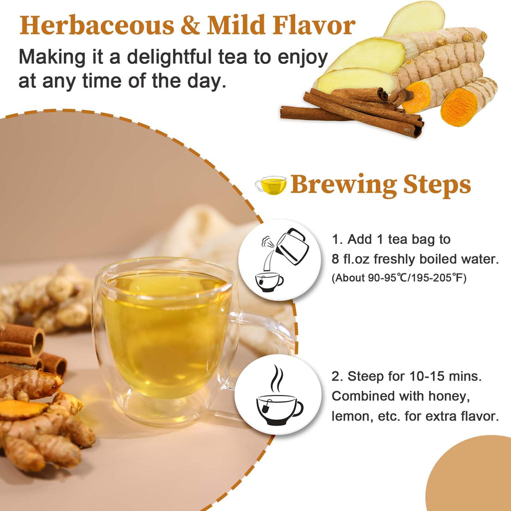 herbal detox tea with turmeric