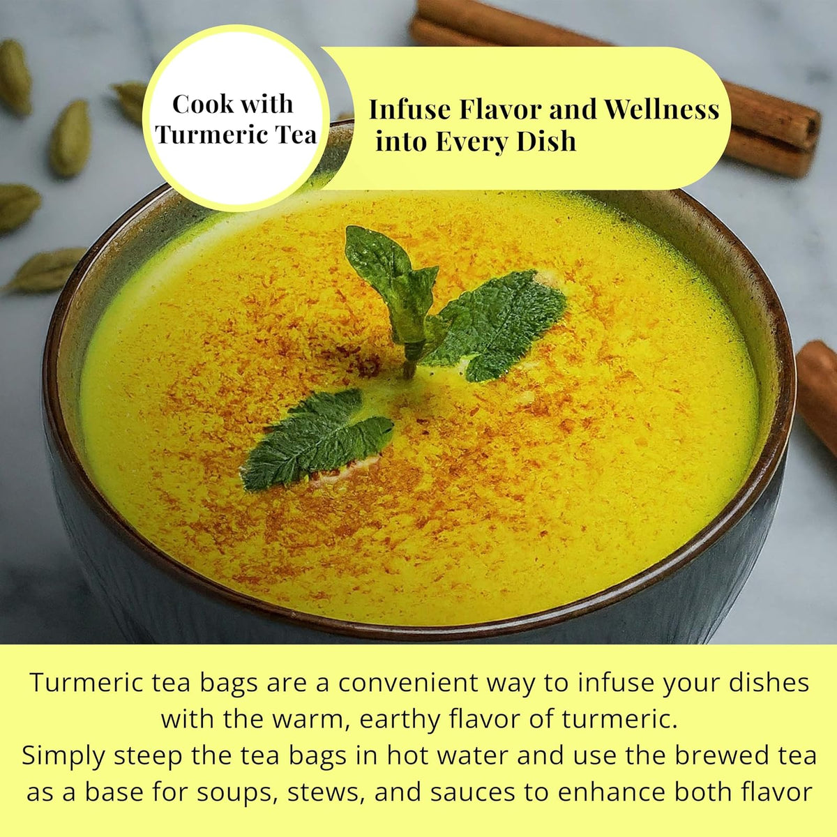 herbal detox tea with turmeric