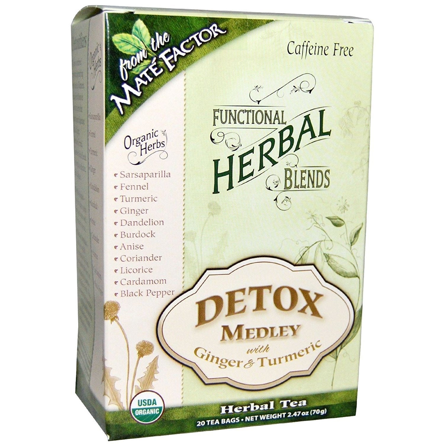 herbal detox tea with turmeric