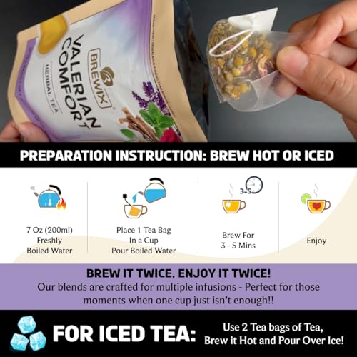herbal detox tea with valerian