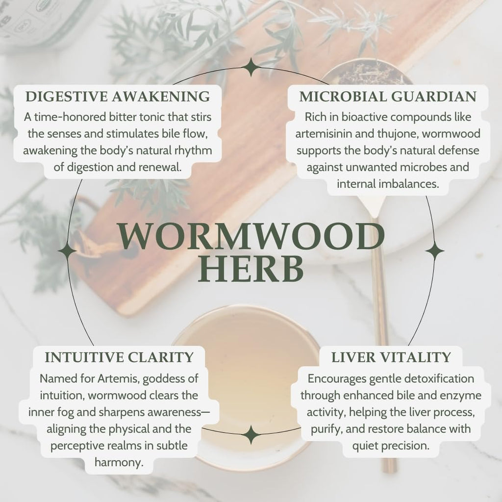 herbal detox tea with wormwood