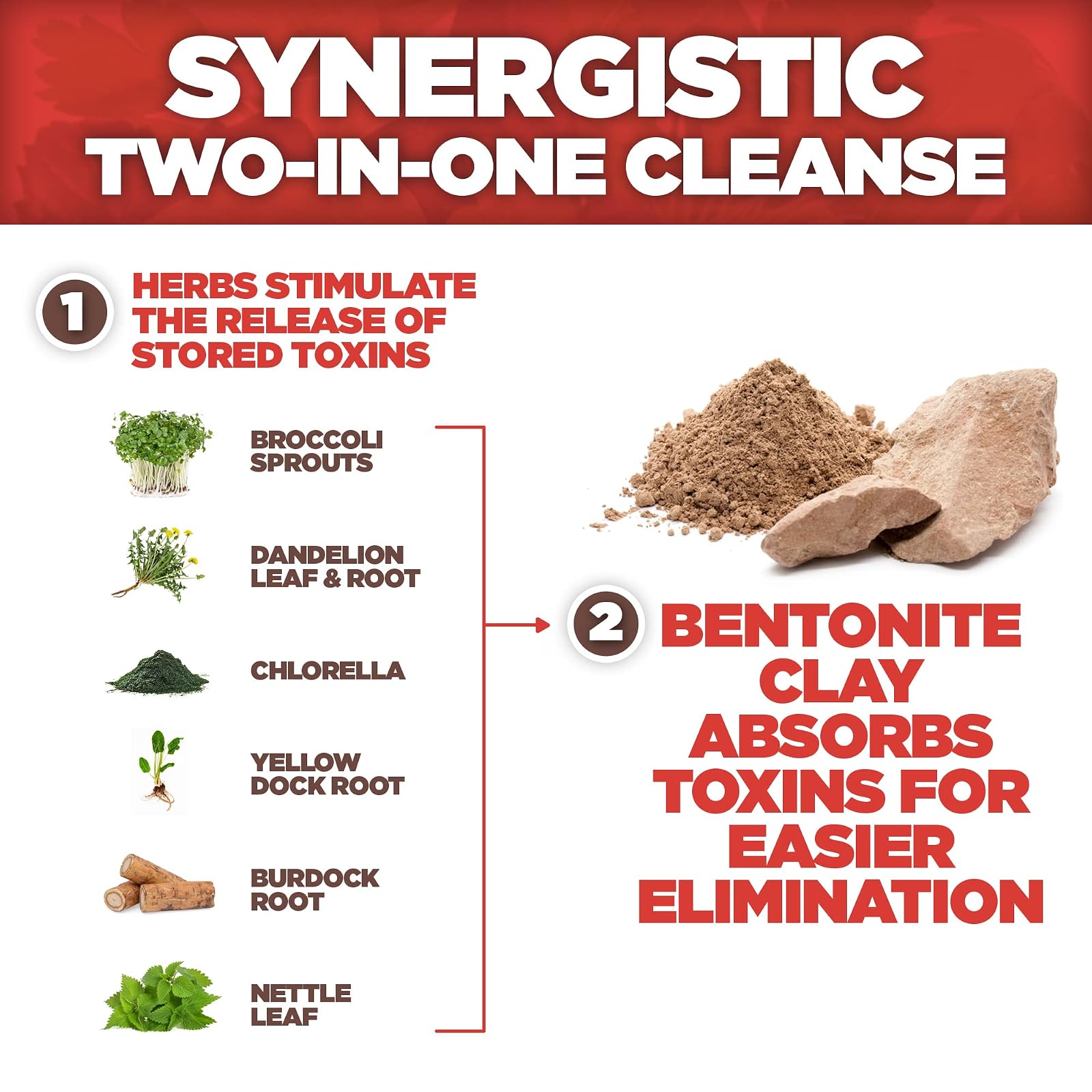 herbal detox with bentonite clay