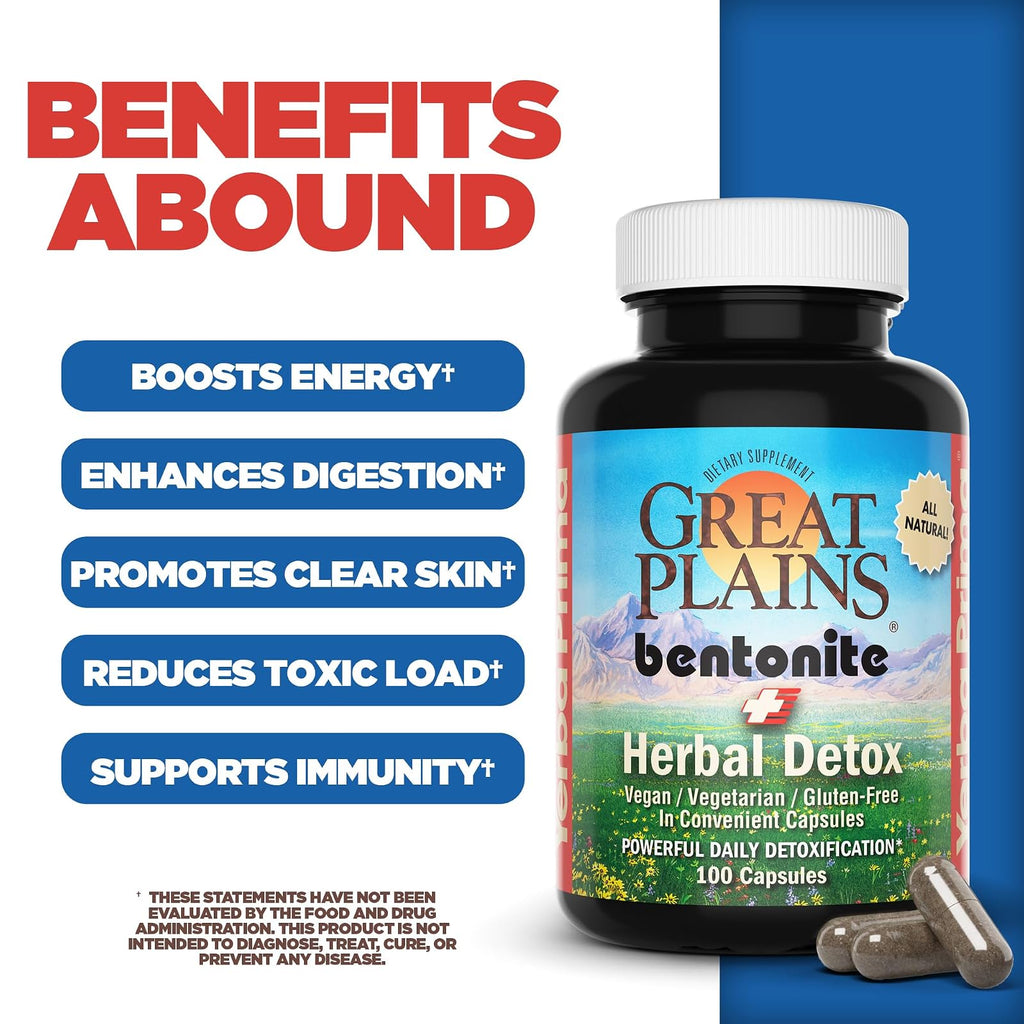 herbal detox with bentonite clay