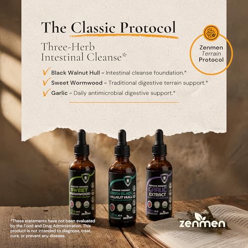 Herbal detox with black walnut hull