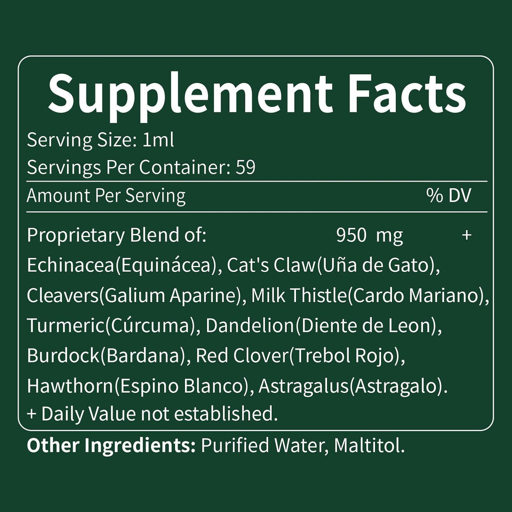 herbal detox with echinacea extract
