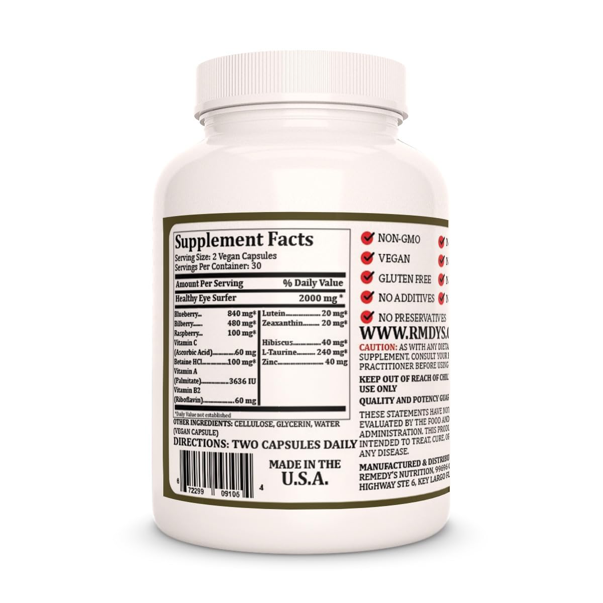 herbal dietary supplement for surfers