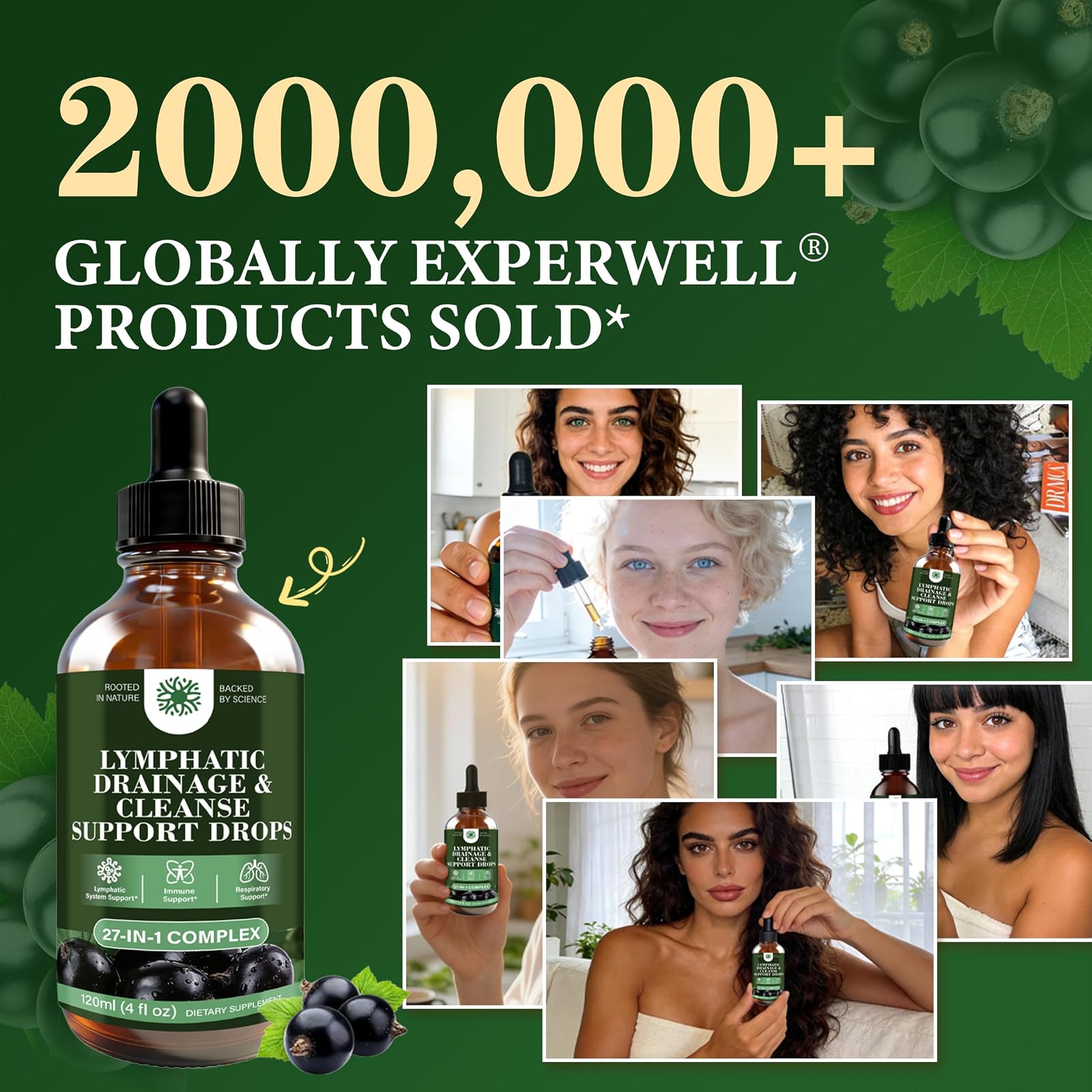 Herbal drops for body detoxification