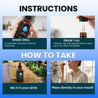 Herbal drops for detox support