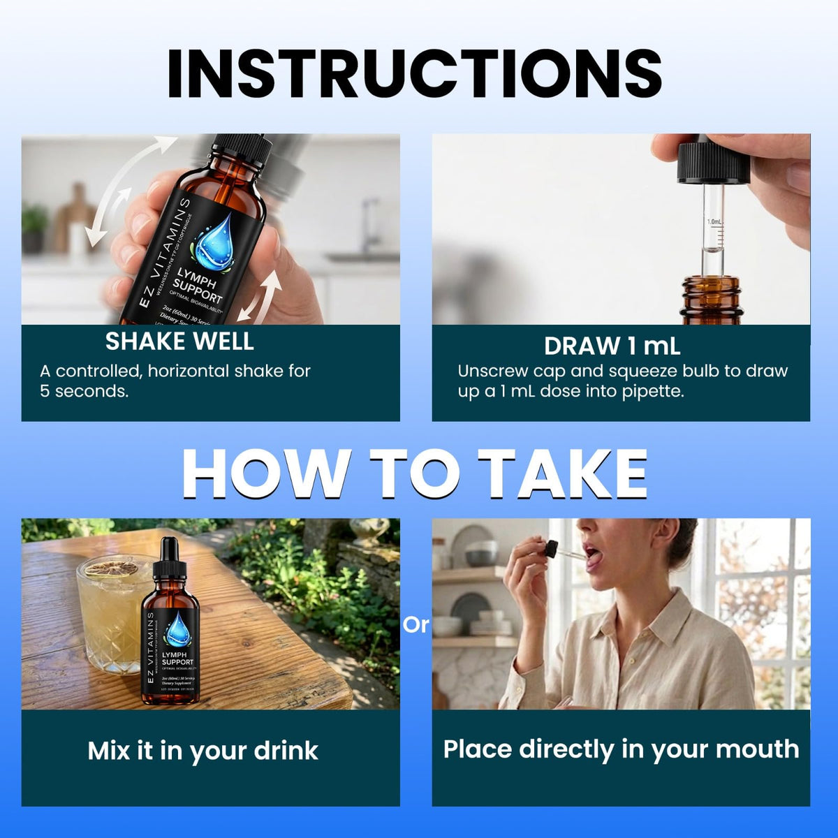 Herbal drops for detox support
