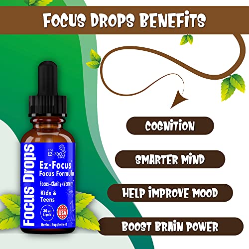 Herbal drops for enhanced concentration