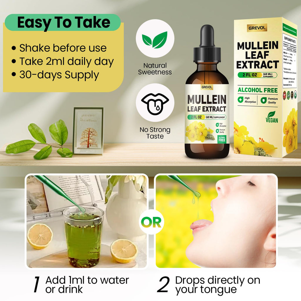 Herbal drops for enhanced respiratory function