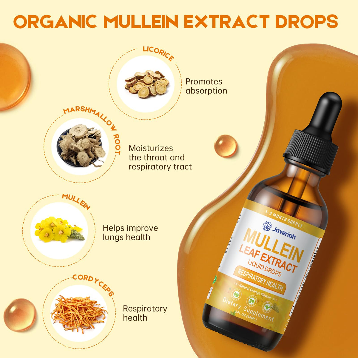 Herbal drops for immune support