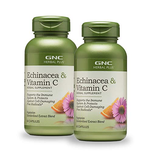 Herbal echinacea and vitamin C combo
