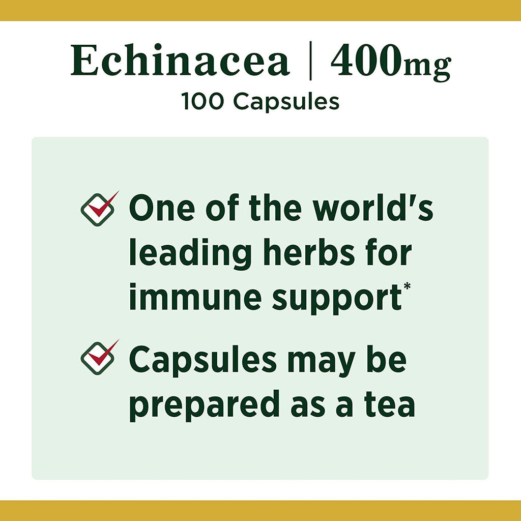 Herbal echinacea for immune defense