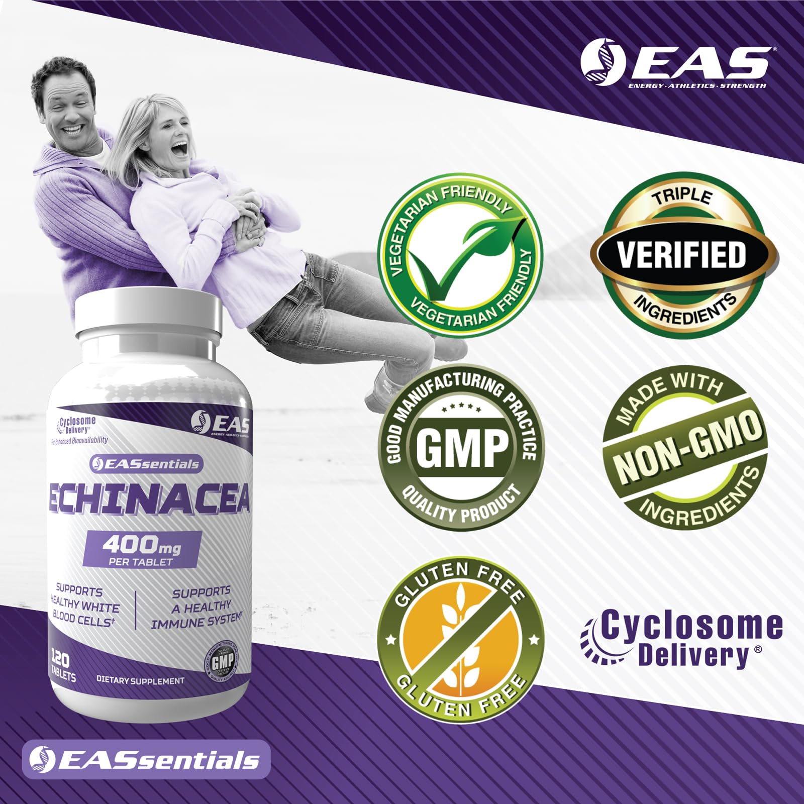 Herbal echinacea for immune system boost