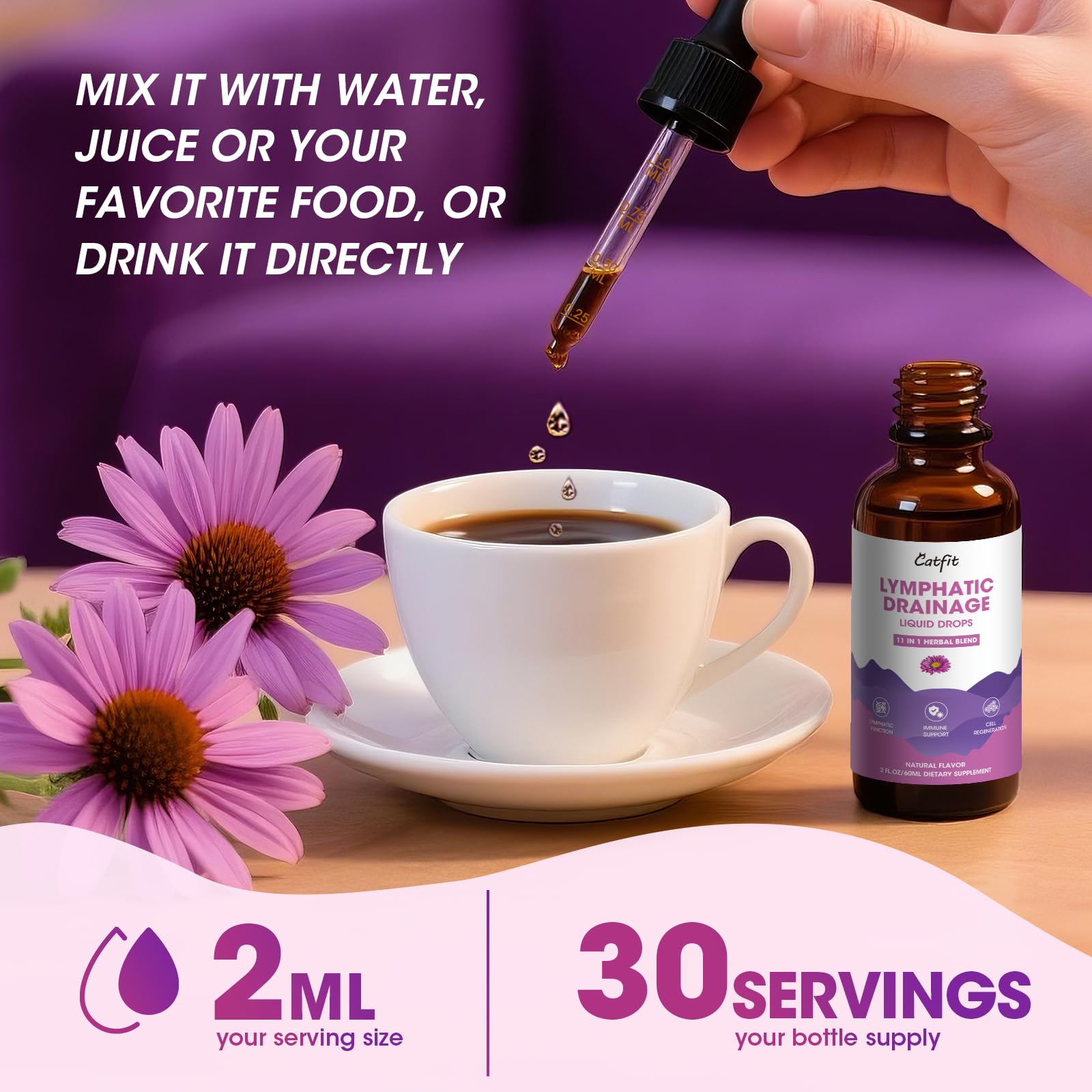 Herbal echinacea for overall vitality
