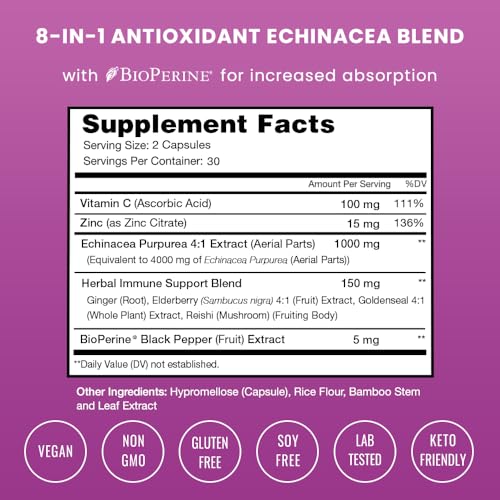 herbal echinacea for seasonal health