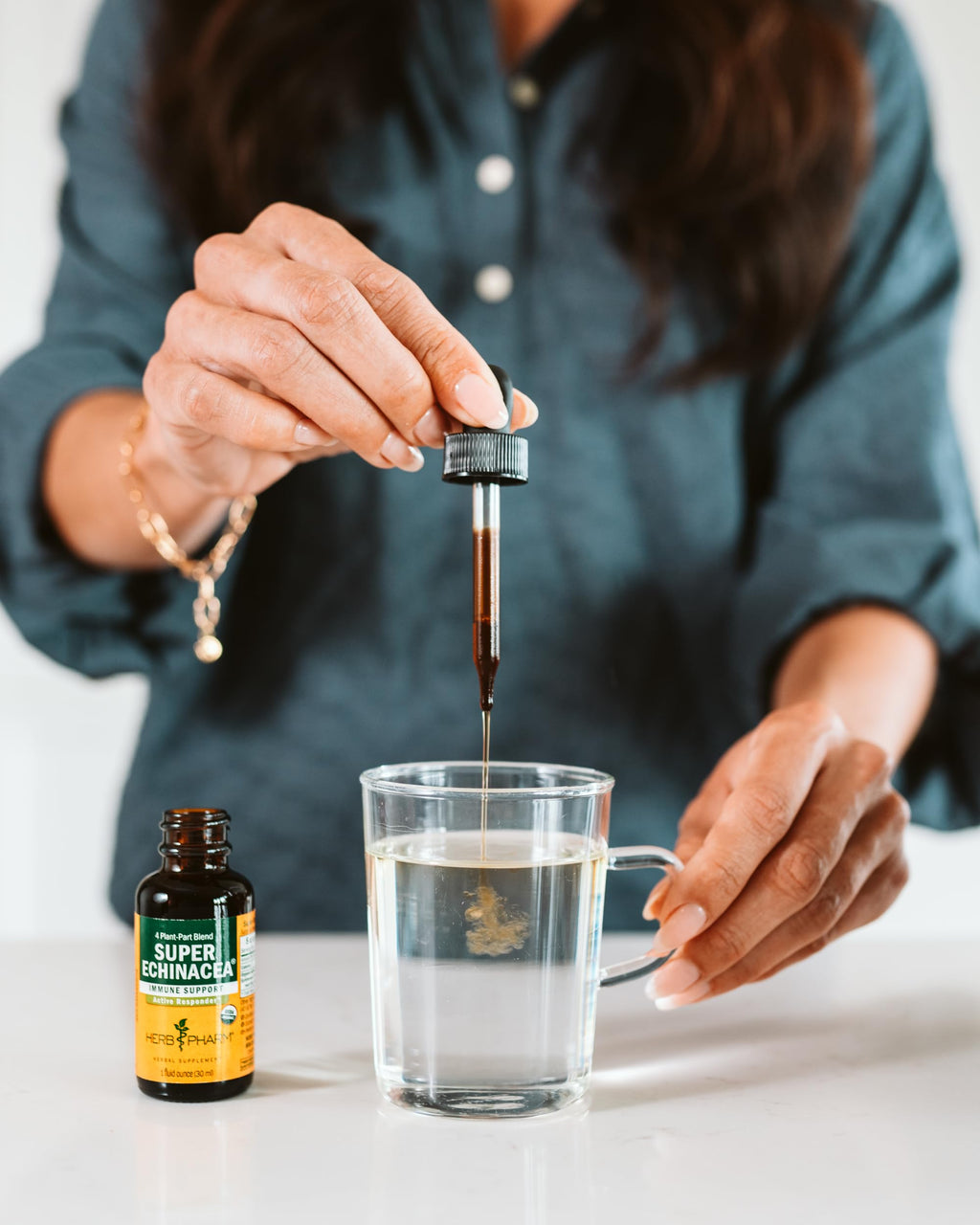 Herbal echinacea for stress relief