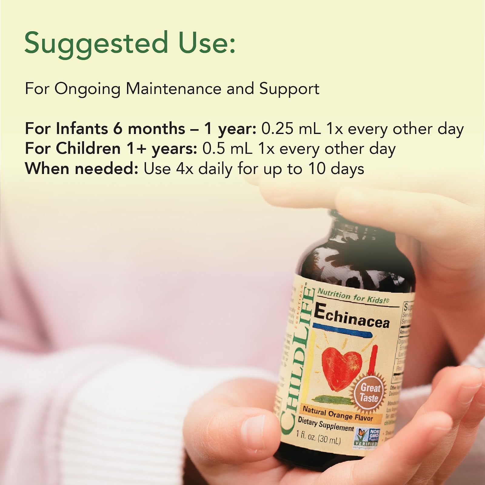 herbal echinacea supplement for children