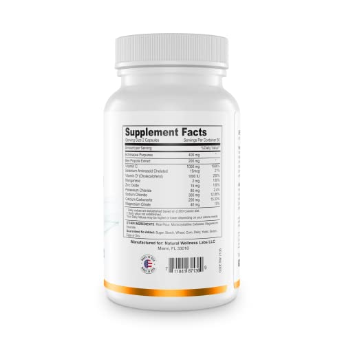 Herbal echinacea supplement for health