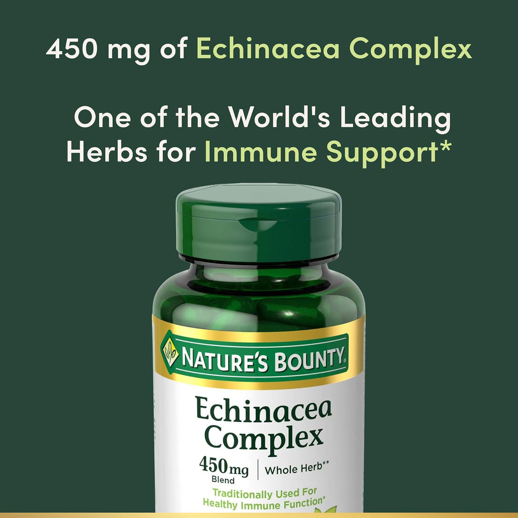 Herbal echinacea supplement for seasonal support