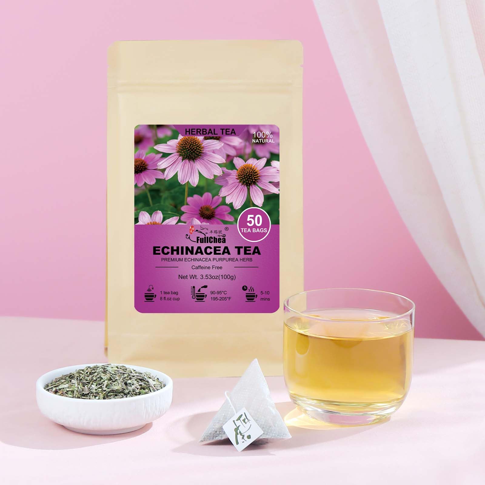 herbal echinacea tea for immunity