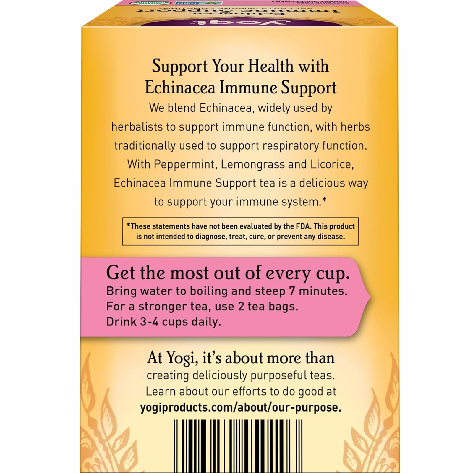 herbal echinacea tea for wellness