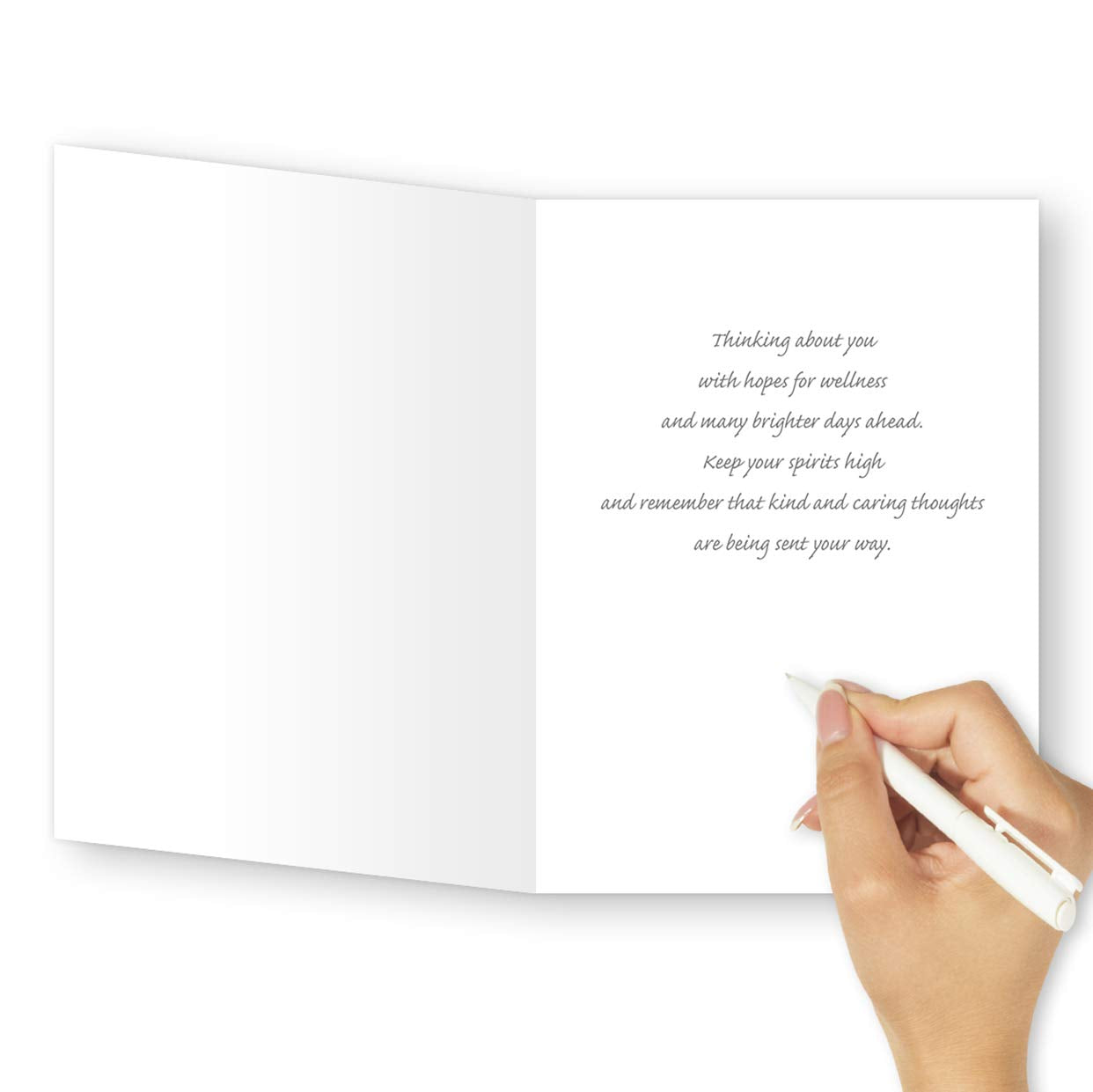 herbal echinacea wellness greeting card